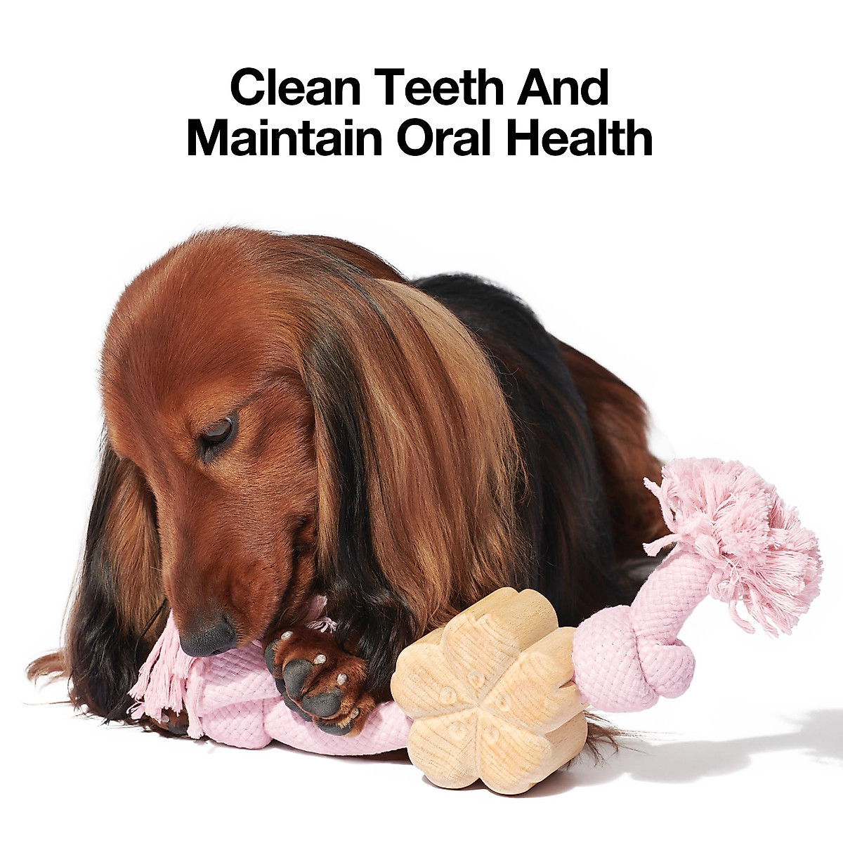 VETRESKA Dog Rope Toys - Durable Tug of War Dog Toy with Ergonomic Grip, Heavy Duty Dog Rope Toy for Large Breed Dog Puppy Training Playing Teething Chew Toys, Dog Gifts,Medium