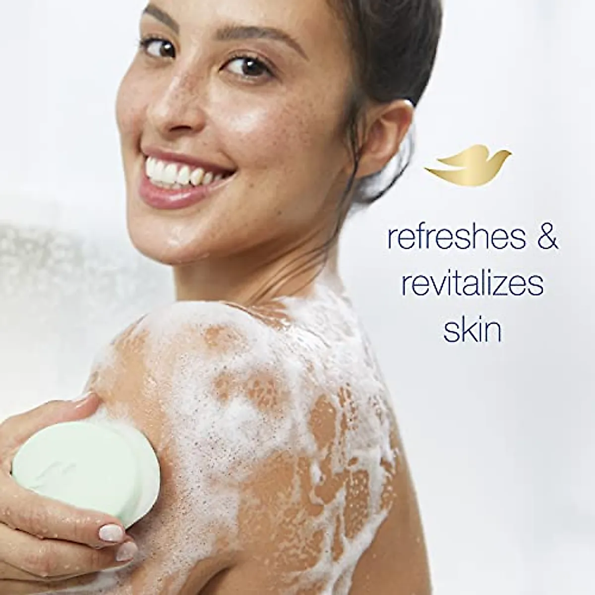 Dove Skin Care Beauty Bar For Softer Skin Cucumber And Green Tea More Moisturizing Than Bar Soap 3.75 oz 24 bars