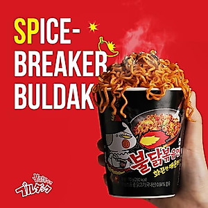 Samyang Bulldark Spicy Chicken Roasted Noodles, 4.93 Ounce (Pack of 5) (Ven_FD15-102)