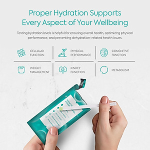 DIAGNOX Hydration Urine Test Strips - Urine Specific Gravity Test Strips for Accurate Hydration Monitoring - Individually Packaged and Clinical Grade [30 Tests]