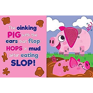 Funny Farm Animals - Silicone Touch and Feel Board Book - Sensory Board Book