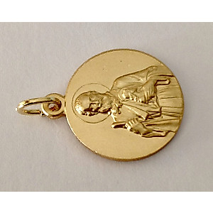 SAINT JUDE THADDEUS APOSTLE MEDAL - PATRON SAINT OF IMPOSSIBLE CASES - 100% MADE IN ITALY (St.Jude (Round Shape))