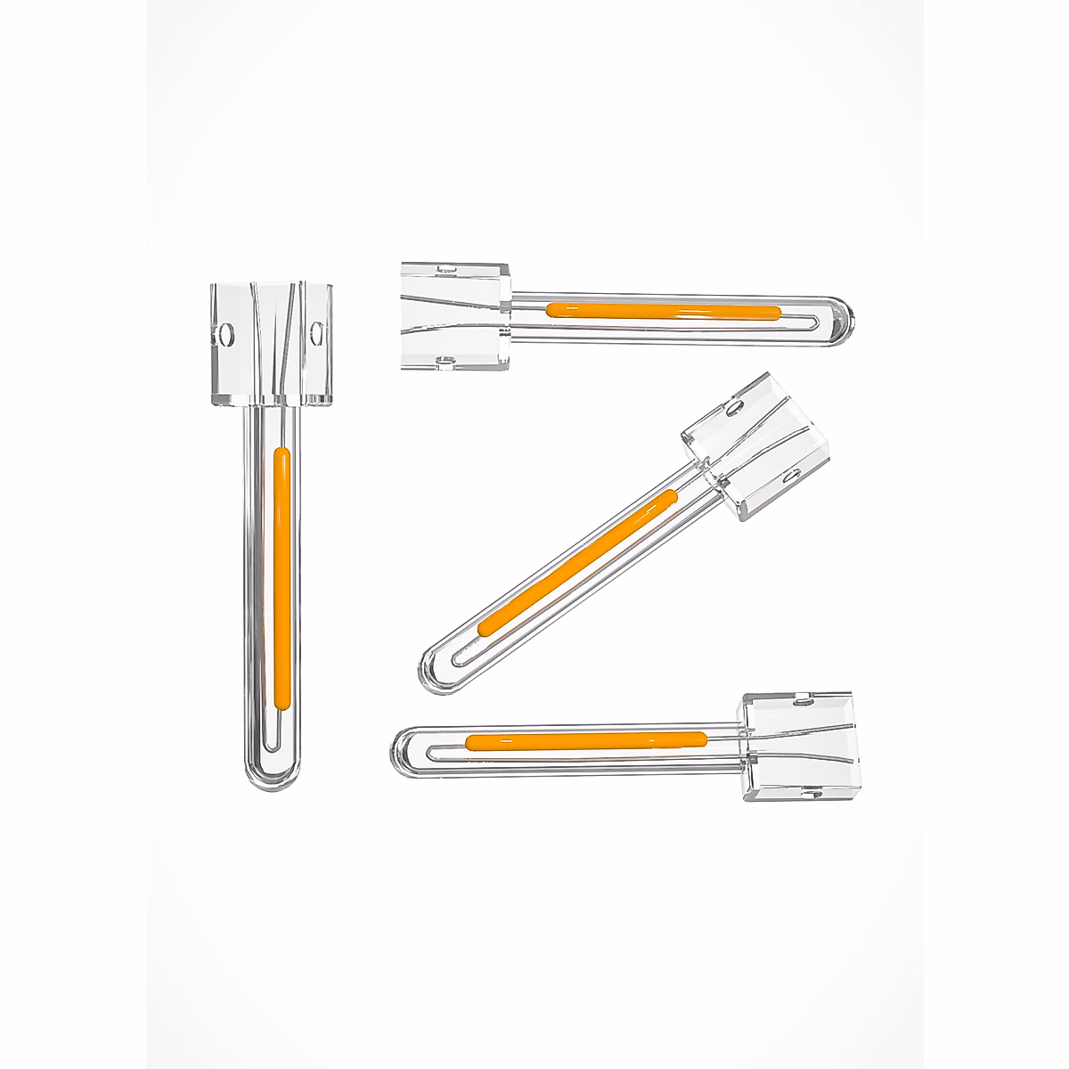 4 Pcs LED Edison Bulb Filament, 1W Bulb Replacement Spare Plug in 2700K Warm White for Outdoor String Lights, S14, ST38, G40