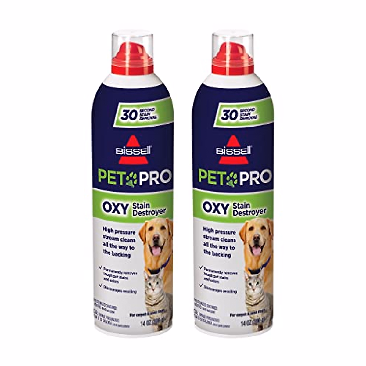 Bissell 1784L Oxy Stain Remover, 2-Pack, 28 Fl Oz