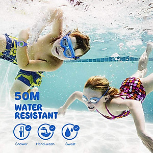 cofuo Kids Watches Boys for 4-12 Year Old, Blue Kids Digital Sports Waterproof Watches with Alarm Stopwatch, Children Outdoor Analog Electronic Watches Birthday Gifts for Age 4-12 Year Old Boys Girls