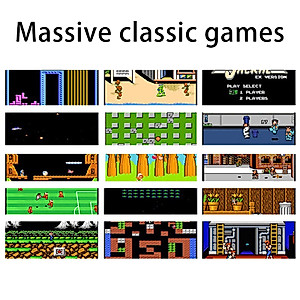 Handheld Game Consoles, 2.6 Inch LCD Color Screen Games Consoles Built-in 520 Classic Games with Rechargeable Battery, Portable Game Consoles TV-Out Support, Christmas Gift for Children (Green)