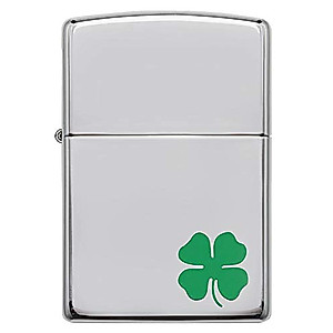 Zippo Bit O' Luck Pocket Lighter, High Polish Chrome, One Size (24007)