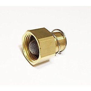 Sellerocity Adapter Coupler Fitting Filter Screen 3/4 Garden Hose X 1/2 Inch NPT Size Compatible with General D10032
