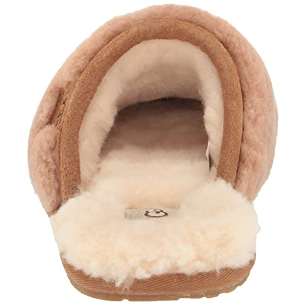 UGG Women's Fluffette Slipper, Chestnut/Natural, 8