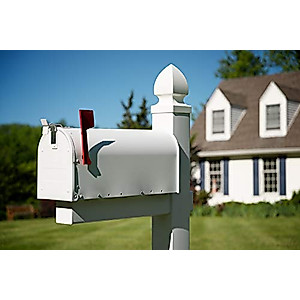 Gibraltar Mailboxes ADM11W01 Admiral Mailbox, Medium, Textured White