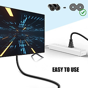 Digipartspower AC Power Cable for Westinghouse Digital LLC EW32S3PW EW3253PW 32 LED HDTV LCD HD TV (Note: This is a Power Cord ONLY. NOT Power Supply Whole Set