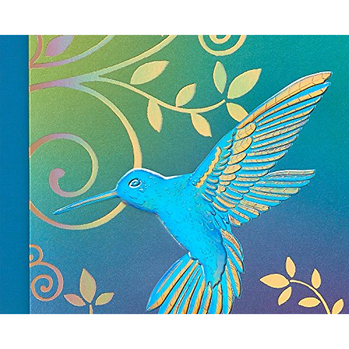 Papyrus Blank Cards with Envelopes, Hummingbird (12-Count)