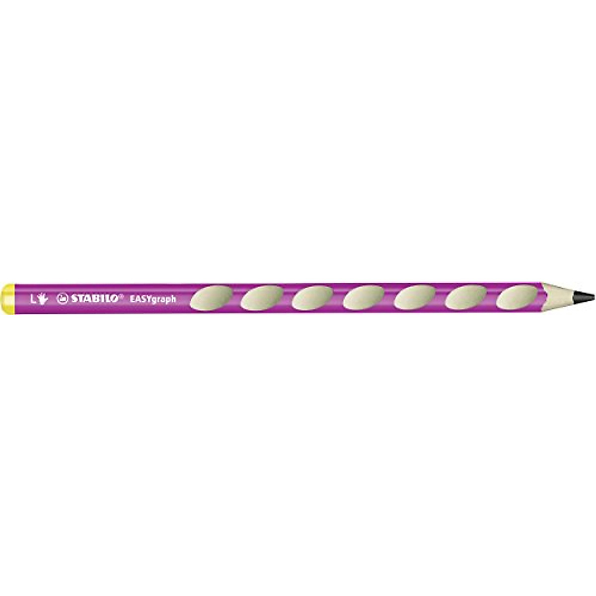 STABILO School Set Left Handed in Pink EASYgraph Pencil + EASYsharpener + EASYeraser