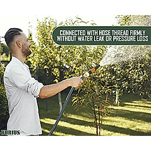 Pressure Washer Quick Connect Adapter - M22 Adapter Pressure Washer Hose Connector Kit - Brass Hose Quick Connect Set 4500 Psi Pressure Adapter - Hose Quick Connect Fittings for Pressure Washer