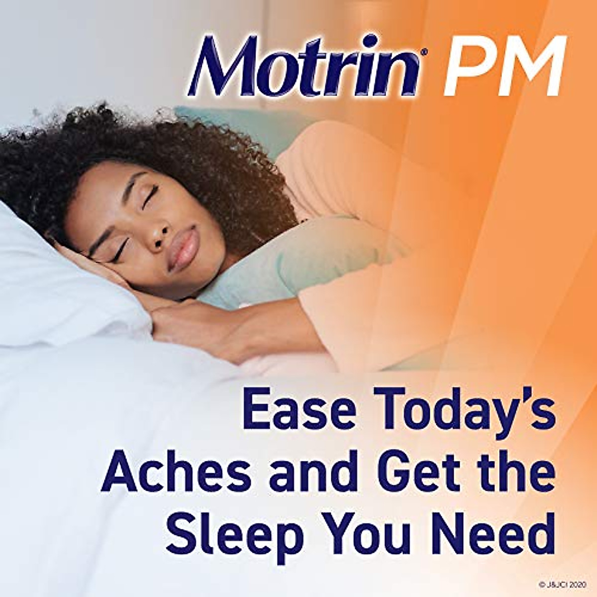 Motrin PM Caplets, 200 mg Ibuprofen & 38 mg Sleep Aid, Nighttime Relief for Minor Pains, 80 ct.