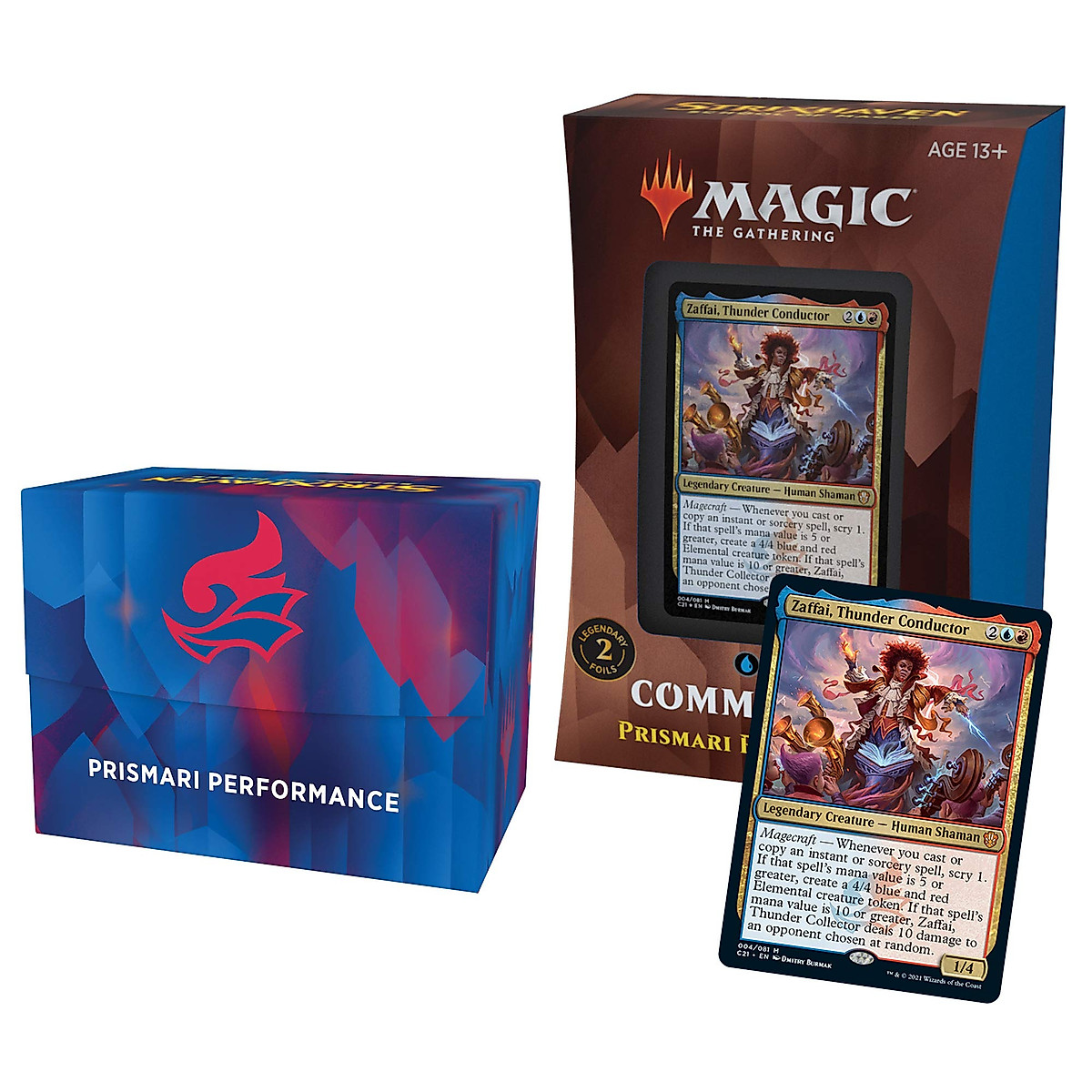 Magic: The Gathering Strixhaven Commander Deck Bundle – Includes 1 Silverquill Statement + 1 Prismari Performance + 1 Witherbloom Witchcraft + 1 Lorehold Legacies + 1 Quantum Quandrix