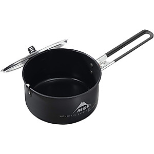 MSR 1.3 Liter Nonstick Ceramic Coated Solo Camping Cook Pot Black