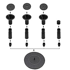 n/a Floating Solar Fountain Garden Water Fountain Pool Pond Decoration Solar Panel Powered Fountain Water Pump Garden Decoration (Size : 13cm)