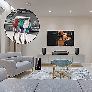 Replacement Speaker Wires for Samsung AH81-02177B HT-C5200 HT-C5500 HT-C5530W HT-C5550W HT-C5900 HT-C6600 HT-C6730W HT-D5100K HT-D550 HT-D553 HT-D555 HT-D5300 HT-E3500 HT-F4500 Home Theater System