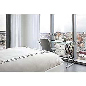 Safavieh Home Collection Parkston Linen Grey Glam Side Chair (Set of 2)