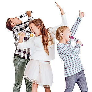 Sing-along PRO Bluetooth Karaoke Microphone and Bluetooth Stereo Speaker All-in-one (Black)