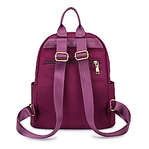 Collsants Small Backpack for Women Mini Backpack Small Backpack Purse Nylon Day Packs Fashion Backpacks(Grey)