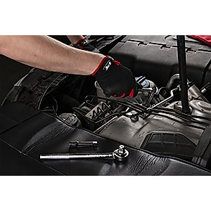 Performance Tool W36118 1/4-in Drive Flex Handle Home Improvement Hand Tool, Silver, 6-Inches