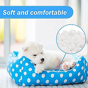 COYMOS Bean Bag Filler 10lbs Pillow Stuffing for Couch Pillows, Soft Shredded Memory Foam Polyfill Stuffing for Stuffed Animals, Bag Chair, Dog Bed, White