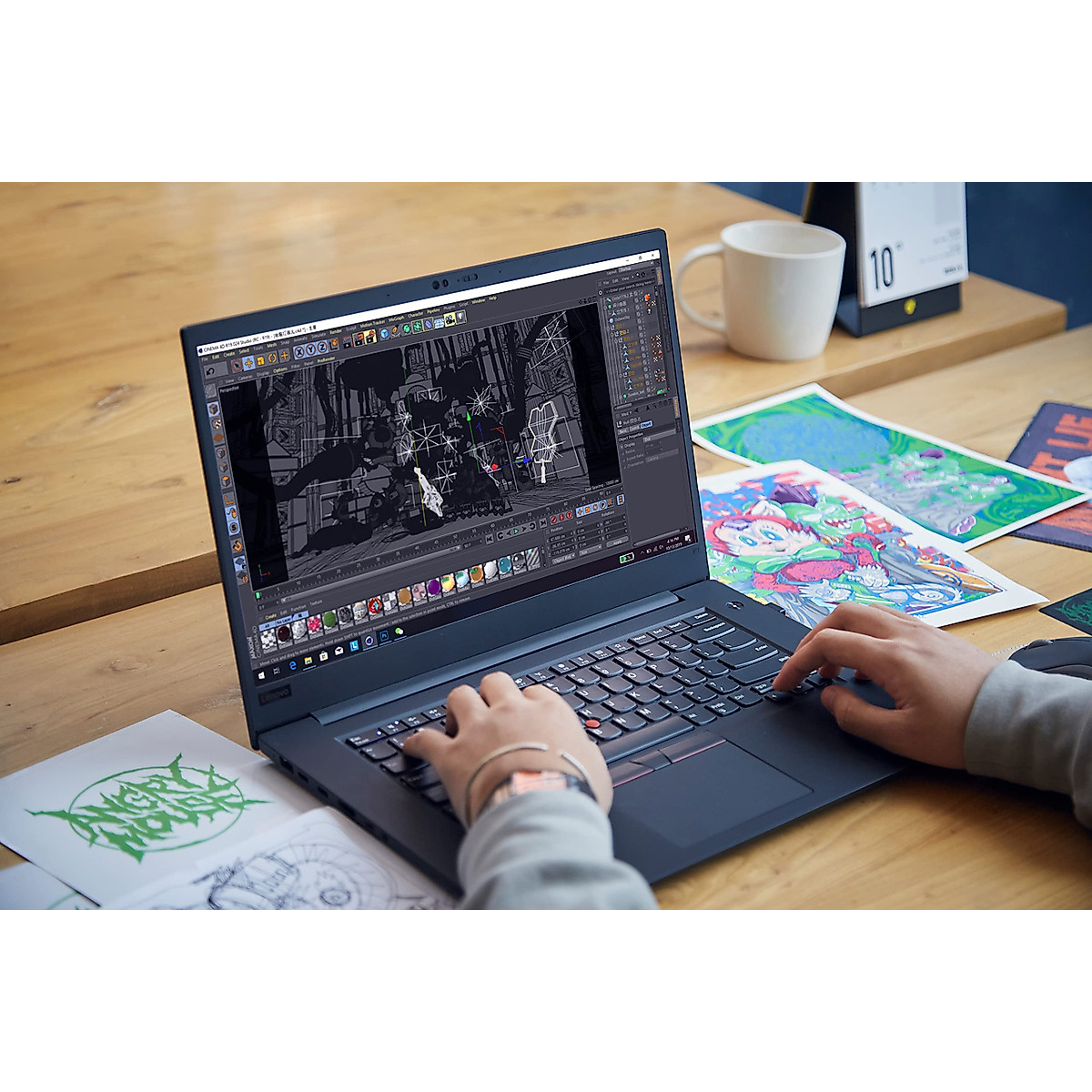 2021 Lenovo Thinkpad P1 Gen 3 15.6 FHD Mobile Workstation Laptop (Intel 8-Core i9-10885H, 64GB RAM, 2TB PCIe SSD, Quadro T2000 Graphics) Backlit , Thunderbolt, Fingerprint, Windows 10 Pro (Renewed)