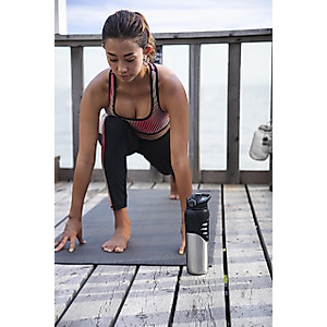 Under Armour 24Oz Stainless Steel Water Bottle, Insulated, Carabiner Easy Carry Hook, Leak Proof, Kids & Adults, All Sports, Gym