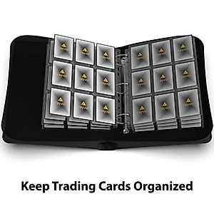 Rayvol Classic 9 Pocket Trading Card Binder, Fits 720 Trading Cards with 40 9-Pocket Pages, Card Collection Album for Sports Cards and TCG