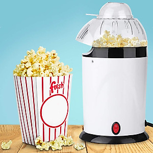 HEITIGN Popcorn Maker Machine, HEITIGN7ef1kom3i0 Popcorn Poppers, 1200W Air Popper, Non-Stick, 6-8 Cups, Easy to Use & Clean, Great Gift for Festival & Party, Kitchen Dormitory Camping