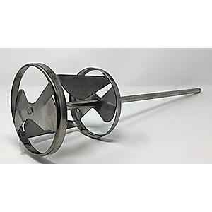 Jiffy Mixer CO. PS-1 1/2" Shaft 5-10 Gallon Stainless Steel Mixing Blade