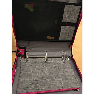 Five Star 2" Zipper Binder 605 Sheet Capacity Pink