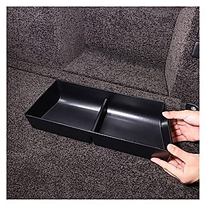 PSKOO ABS Black Compatible with Land Rover Range Rover Vogue 2013-2022 Car Trunk Side Storage Board Organizer Box Car Accessories