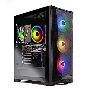 Skytech Gaming Skytech Chronos Gaming PC Desktop – Intel Core i5 12600K 3.7 GHz, NVIDIA RTX 3080, 1TB NVME SSD, 16GB DDR4 RAM 3200, 850W Gold PSU, 11 AC Wi-Fi, Windows 11 Home 64-bit