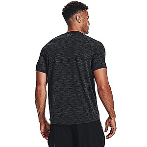 Under Armour Mens Tech 2.0 5C Short Sleeve T-Shirt, Black (001)/Pitch Gray, Medium