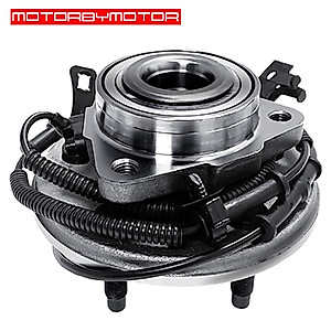 MotorbyMotor 515078 Front Wheel Bearing and Hub Assbmely with 5 Lugs w/ABS Fits for 06-10 Ford Explorer, 07-10 Ford Explorer Sport Trac, 06-10 Mercury Mountaineer Hub Bearing (All Models)