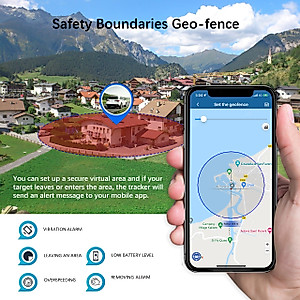 TKSTAR Car GPS Tracker Device - Hidden GPS Tracker for Vehicles, GPS Locator with USB & Type-C Charging Port, Hidden Tracking Devices Compatible with 9-32V - TK818