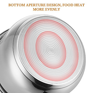 Ciieeo Inner Cooking Pot Universal Inner Pot Stainless Steel Inner Pot Rice Cooker Supply (Higher Bottom)