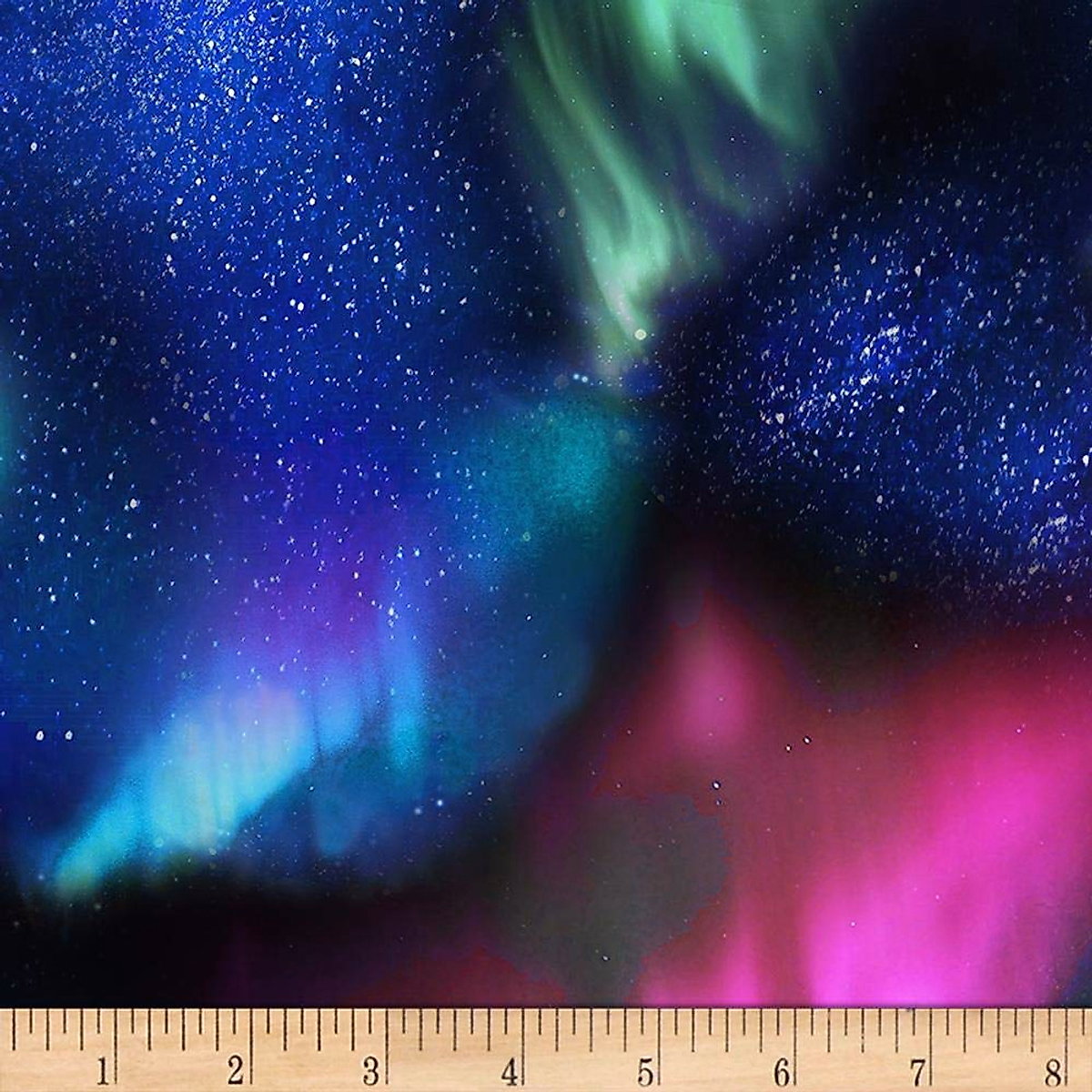 Timeless Treasures Northern Lights Aurora Sky Night, Quilting Fabric by the Yard