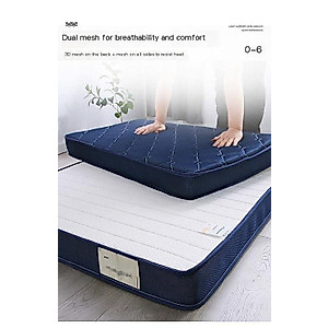 zyhfcfff-sd Double Mattress,Confortable Memory Foam Mattress, Medium Firm Soft Over Mattress, Mattress King Size,Single Mattress,6cm/10cm Thick Ideal for Guest Beds, Bunk Beds, Spare Room.