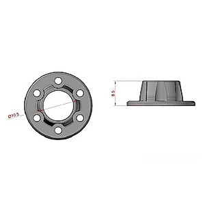 SSD RC Chrome Wheel Center Caps (2)