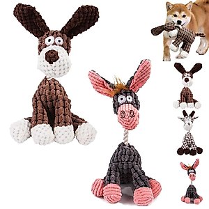 Petsrook Premium Plush Toy Dog,Petsrook Dog Toy,Petsboro Bitebuddy Dog Toy,Pets Boro Bite Buddy Dog Toy,Indestructible Petsrook Premium Plush Toy Dog,Squeaky Dog Toys for Small Medium Dogs (2pcs-B)