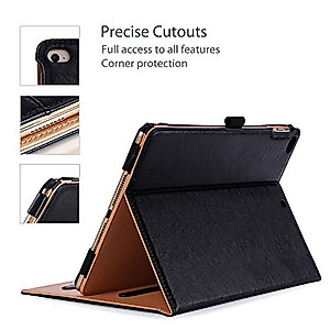ProCase iPad 9.7 Case 2018/2017 iPad Case - Stand Folio Cover Case for Apple iPad 9.7 Inch, Also Fit iPad Air 2/ iPad Air -Black