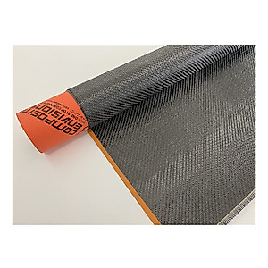 Aerospace Grade Carbon Fiber Cloth Fabric, 2x2 Twill 3k 50" x 36"/127cm 5.7oz/193gsm