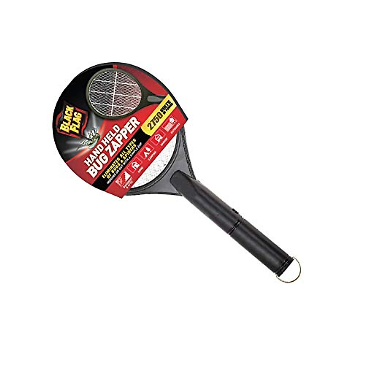 Black Flag Handheld Bug Zapper - 2-Pack, 1 Black and 1 Pink