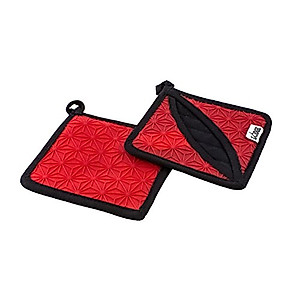 Lodge Manufacturing Company trivet/potholder, 1 Count, Red/Black