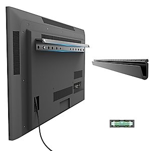 No Drill Drywall TV Mount, No Stud TV Wall Mount for 32-75 Inch Most Brand TVs up to 150lbs, Easy Install No Stud Studless TVs Wall Mount, Included All Hardware-New Level Bubble Meter