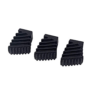 Milisten 3pcs Drum Rubber Feet Small Rubber Tip Drum Rack Feet for Drum Hardware Black
